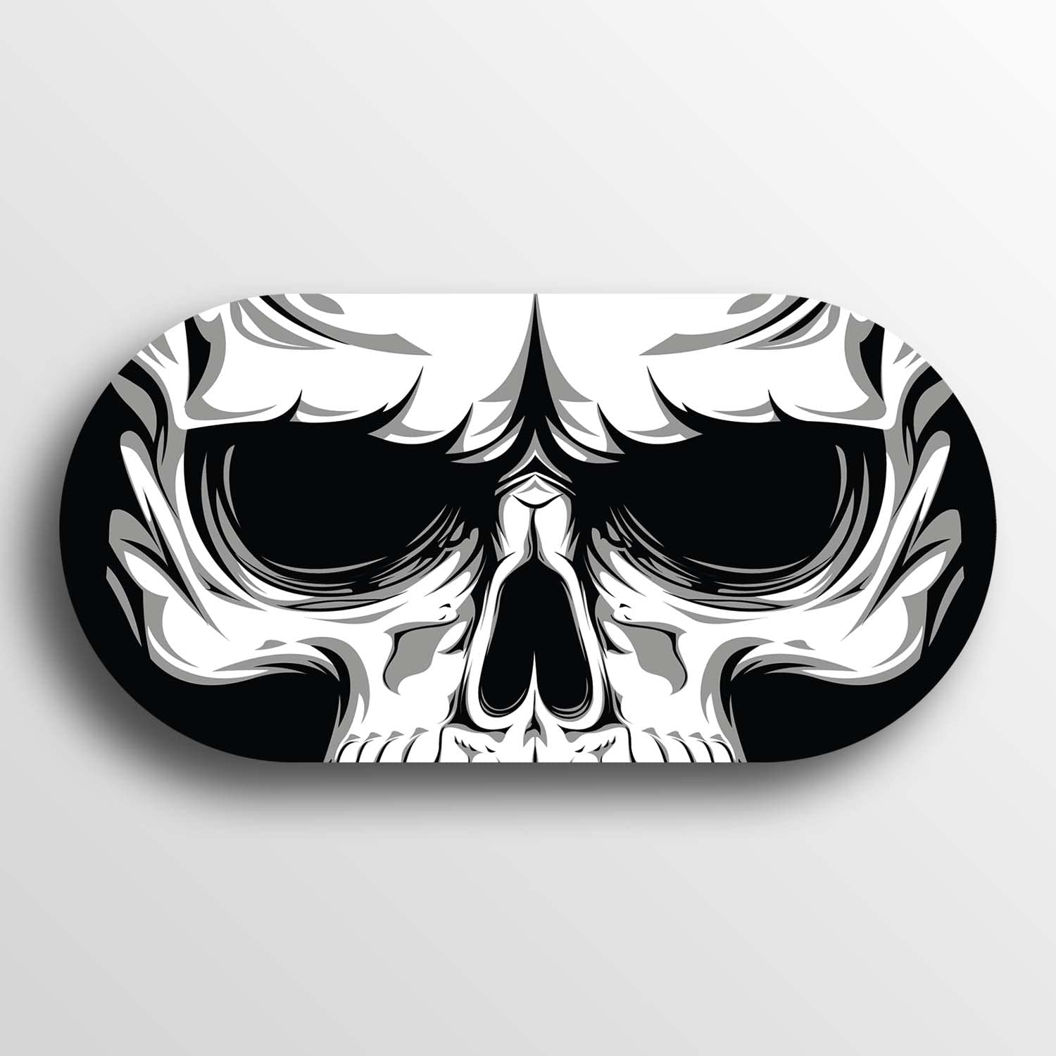 VR Headset Controller Decal Sticker - Oculus Quest 2 Front Eyes Skin - Scary Skull