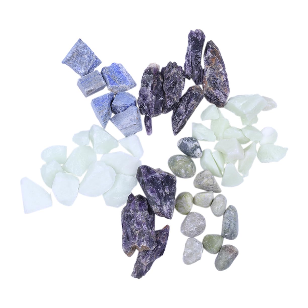 POPETPOP Purple Crystal Decoration Aquarium Gravel Ornaments Gravel Stone Amethyst Accessories