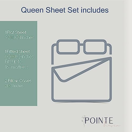 Pointehaven Flannel 170 GSM Sheet Set,Queen Snow Flakes Oatmeal