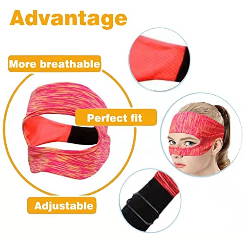 VR Headsets Eye Mask Cover Sweat Band Breathable VR Accessory, Designed Adjustable Sizes for Use VR Work - Sweat-Proof, Non-Slip, Washable(2 Pcs)