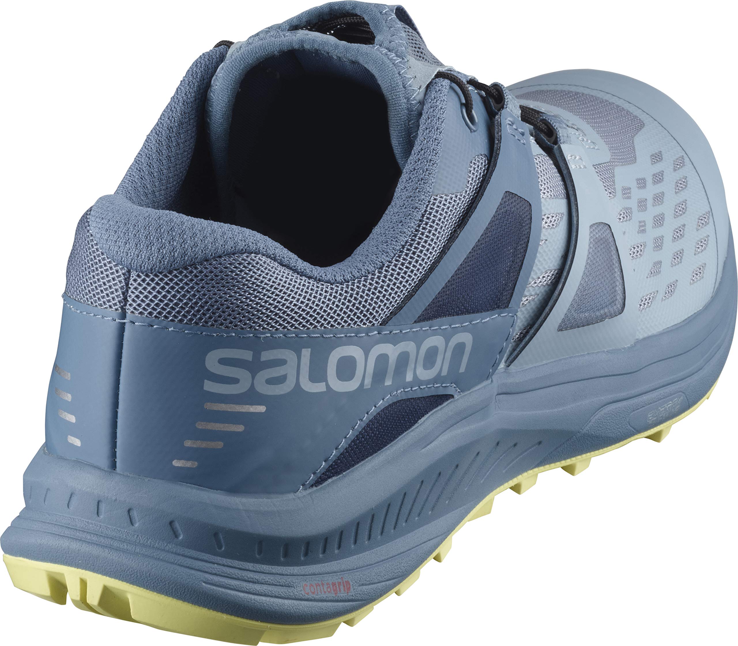 Salomon Ultra W/PRO Trail Running Shoes for Women, Ashley Blue/Copen Blue/Charlock, 8