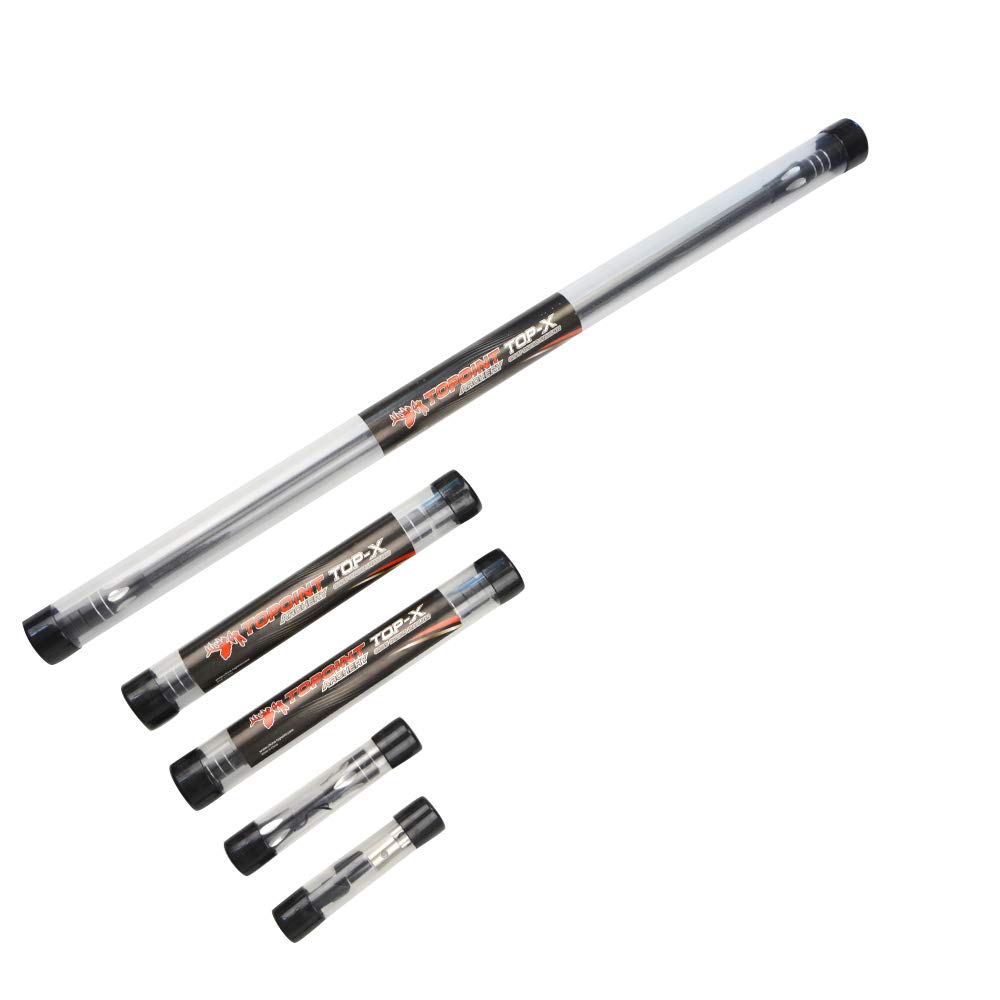 SHARROW 5 Inch 10 Inch 30 Inch Archery Stabilizer Balance Bar Set Detachable Pure Carbon Fiber Vibration Dampene Recurve Bow Accessory Hunting (Silver)