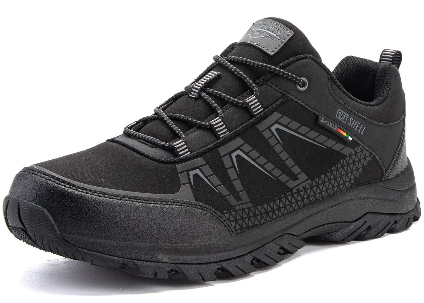 X-GRIP Mens Wide Hiking Shoes Water Repellent Outdoor Work Shoes