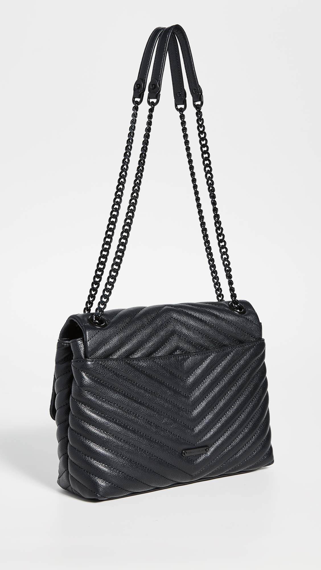Rebecca Minkoff Edie Flap Shoulder, Black