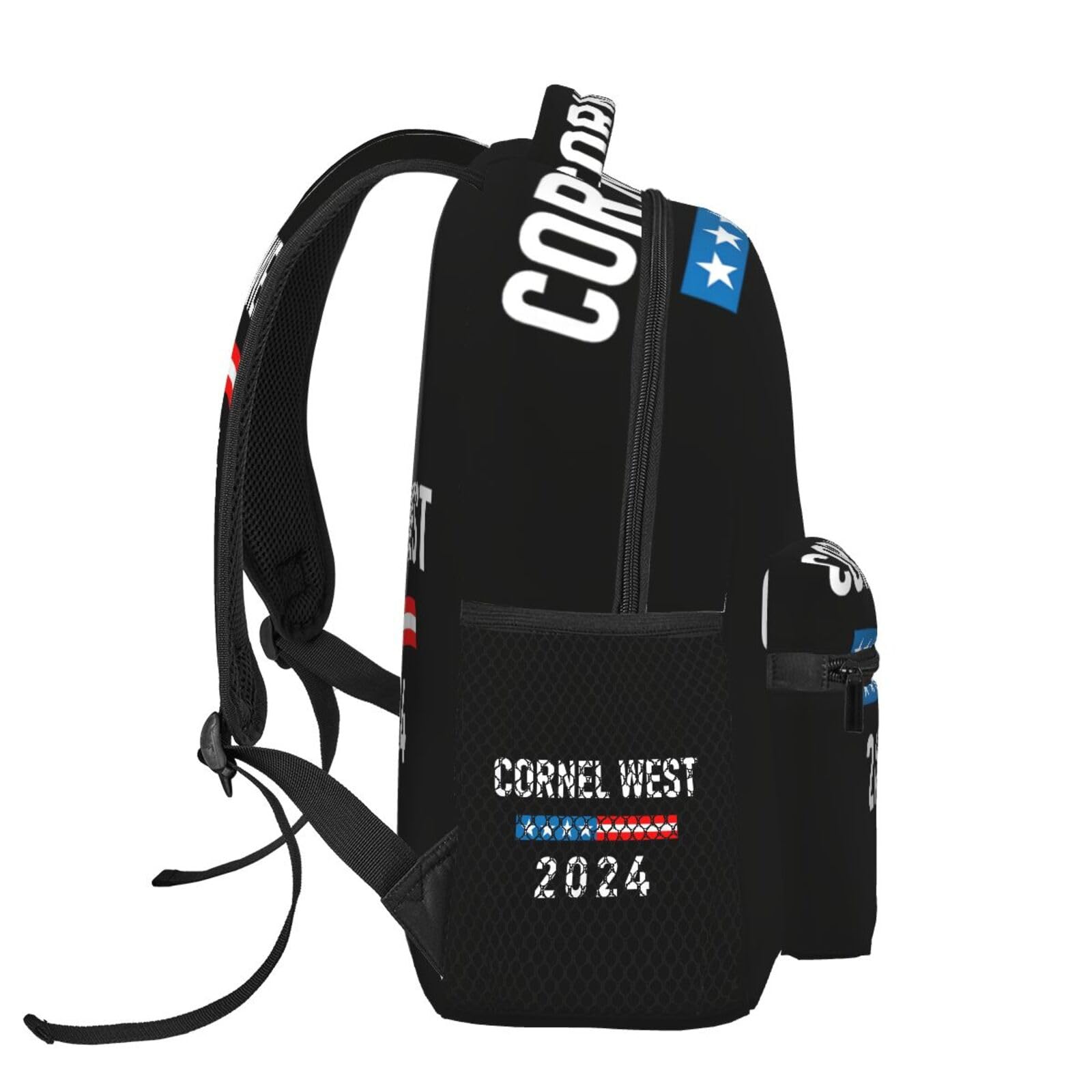 TuoniLaoShi Cornel West for President 2024 Backpack,Large Capacity Travel Backpack,Laptop Backpack,Water Resistant backpack for Women Men
