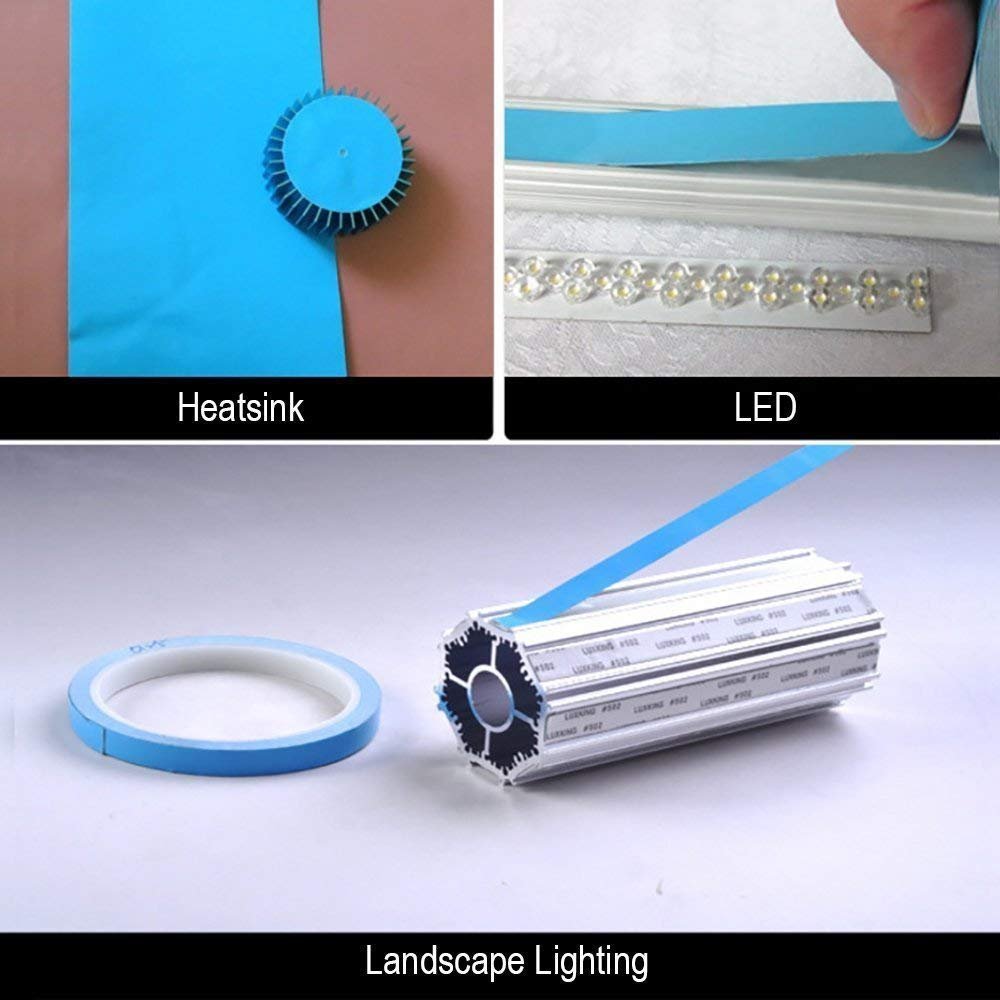 sansheng 20mm x 25m Double Side Adhesive Thermal Conductive Tape for Heatsink LED
