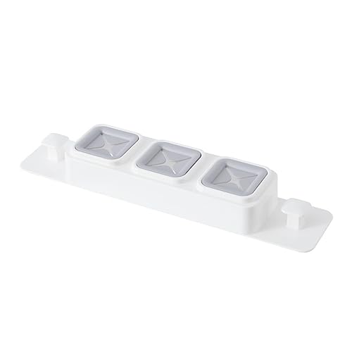 SPYKEY Towel Hook Three-Hole Towel Stopper Storage Free Perforated Rag with Two Hooks Kitchen Gadgets Organize Storage Multi-Purpose Hook
