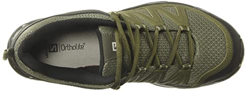 Salomon Pathfinder Hiking Shoes for Men, Vetiver/Olive Night/Peat, 10.5