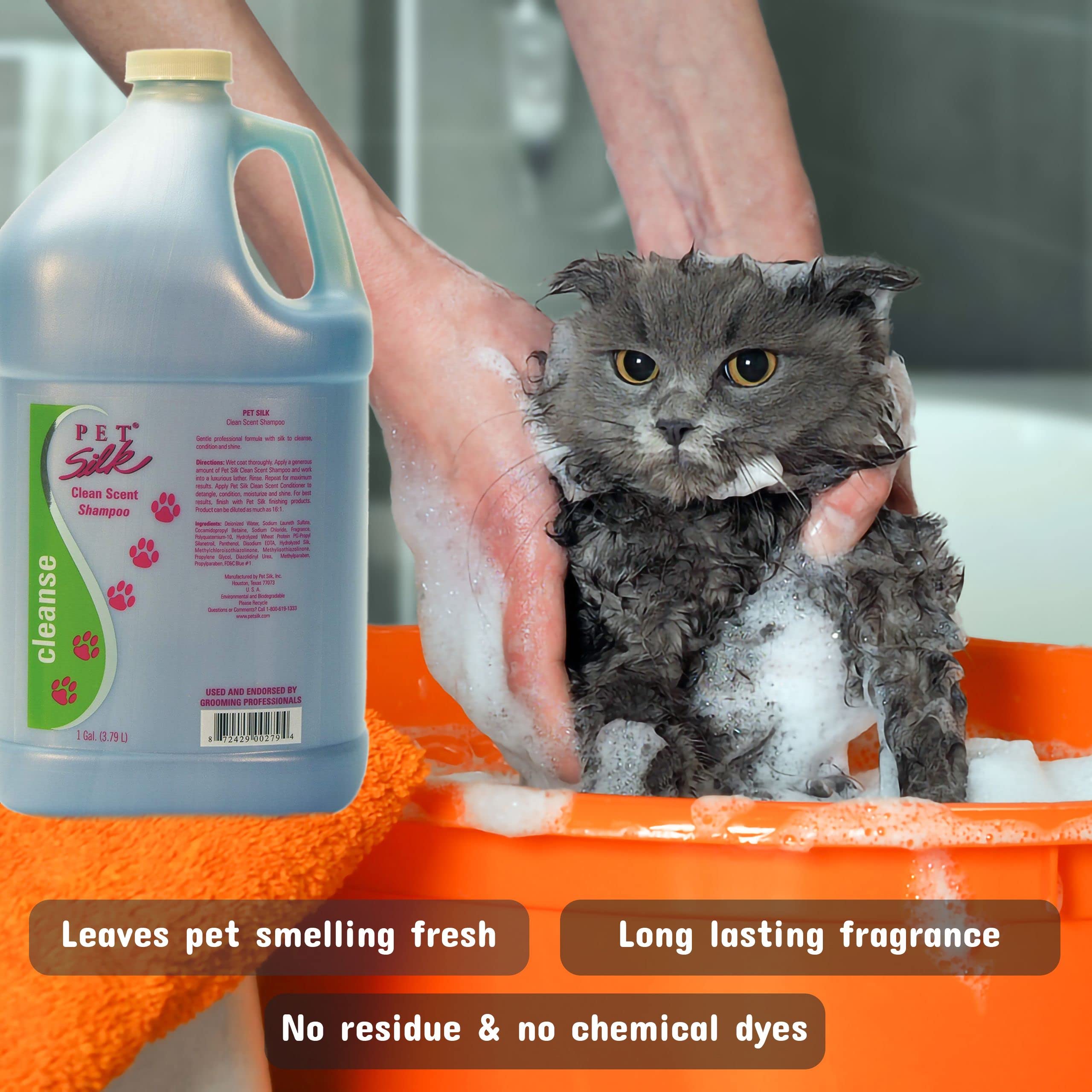 Pet Silk, Inc. Clean Scent Shampoo Gallon