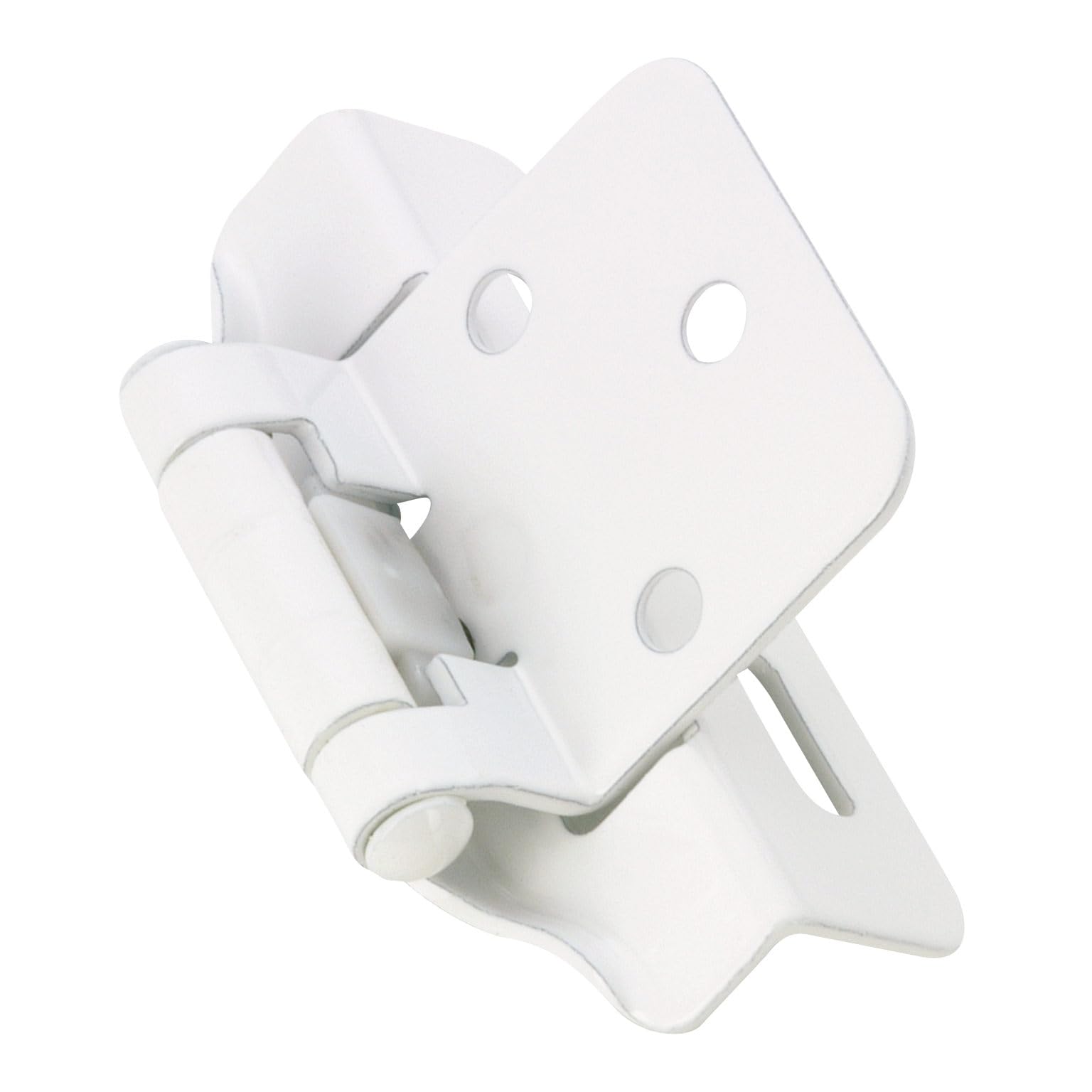 Richelieu Hardware - BP744830 - Pack of 2 units - Traditional - Self-Closing Hinge - Partially Enveloping Hinge - White Finish