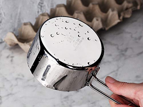Tribal Cooking Metal Measuring Cups and Spoons Set - 8 Pieces - Professional Stainless Steel - Measuring Spoons Set - Measure Dry or Liquid Ingredients - Measuring Cups Sets for Baking and Cooking
