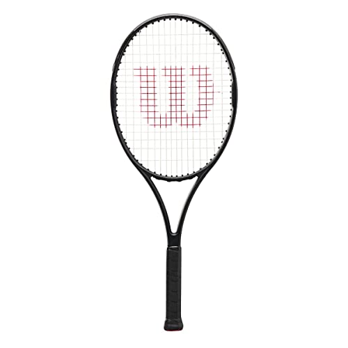 Wilson Pro Staff 26 V13.0 Youth Tennis Racket, Carbon Fibre, Black, WR050410U