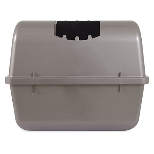 Petmate 22793 Retracting Litter Pan, Brushed Nickel