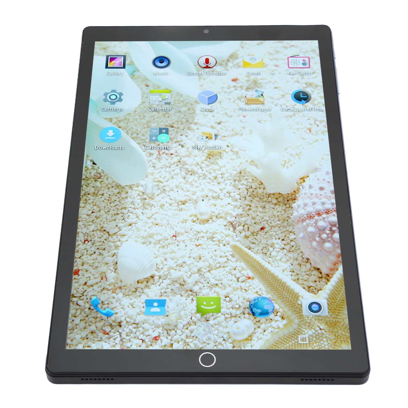 Tablet PC, 10.1in Tablet Type C Rechargeable 1920x1080 128GB ROM 6GB RAM Blue for Entertainment (US Plug)