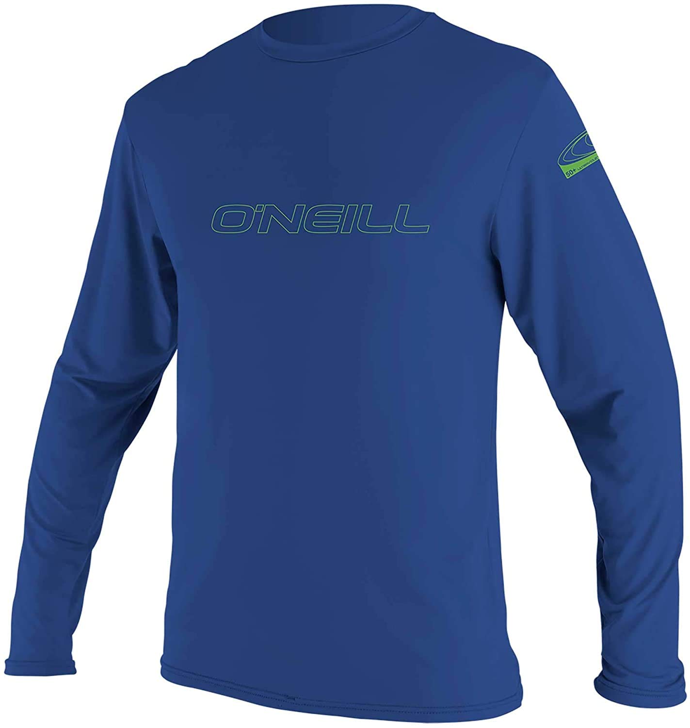 O'NEILL Unisex Child Youth Basic Skins 50+ L/S Sun Shirt Rash Guards, Pacific, 6 US
