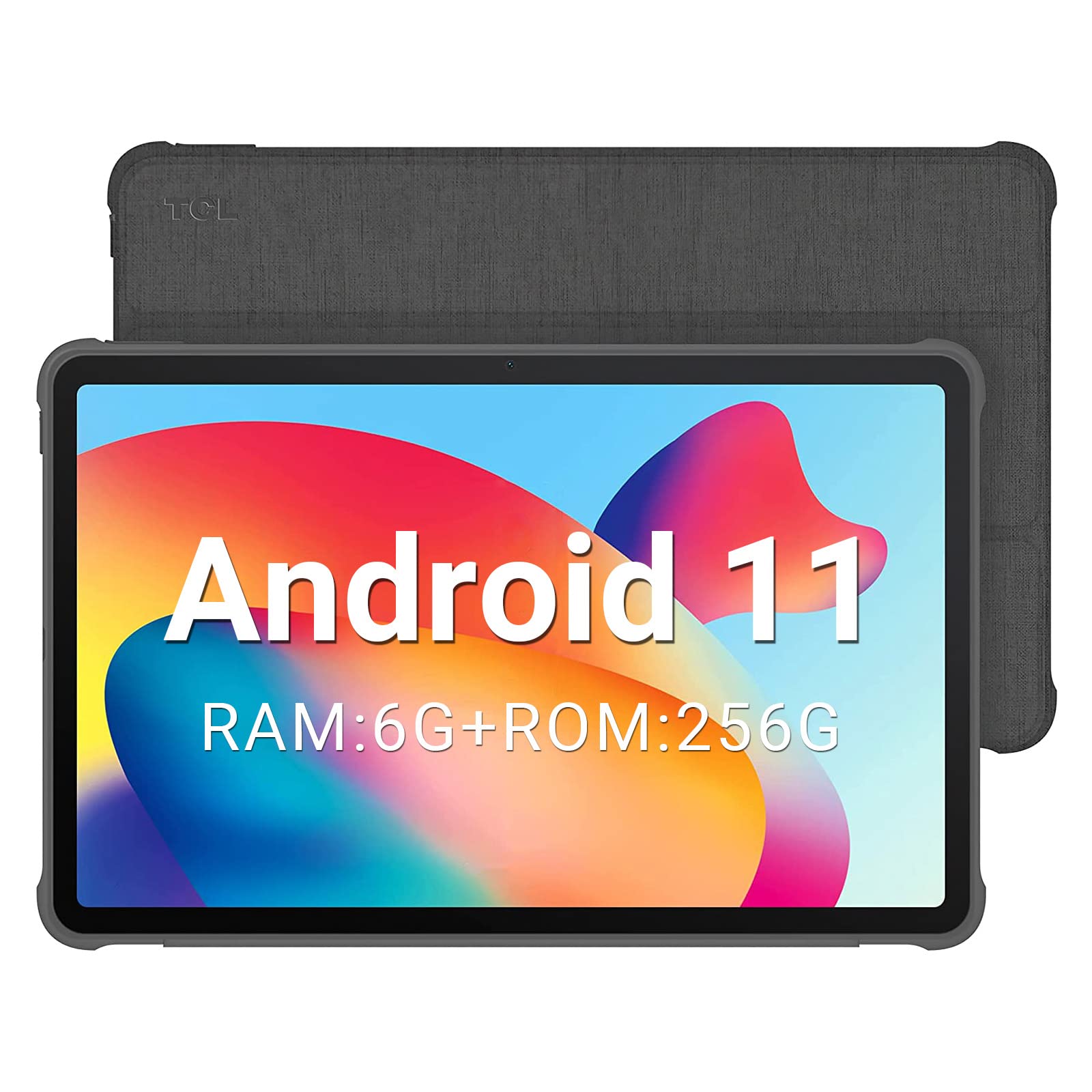 TCL 10.36 inch Android Tablet with case 6GB + 256GB 30XL 6GB + 64GB