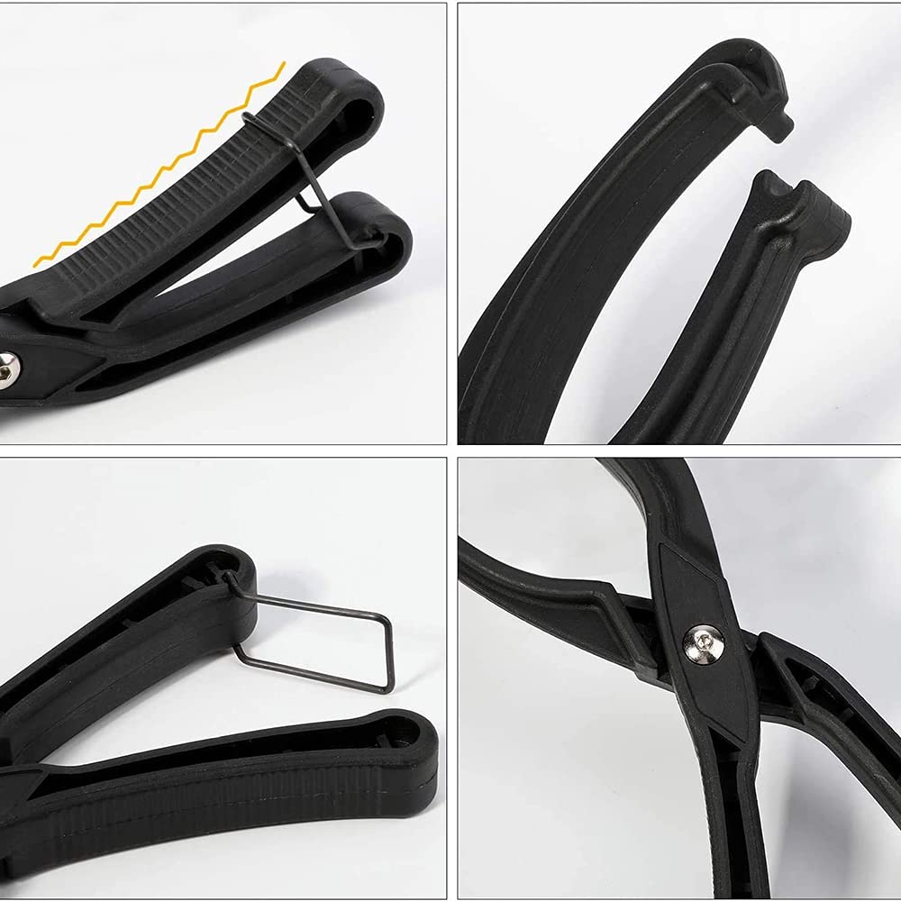 PiAEK Bike Tyre Removal Clamp, Bike Rim Protector Tool, Convenience Bicycle Tire Changer, Bicycle Tyre Tool for Difficult to Remove Bicycle Tyres
