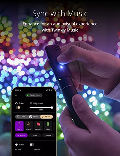 Twinkly App-Controlled 157ft Smart String LED Lights with 600 RGB LEDs - WiFi & Bluetooth Connectivity, Sync with Music, Indoor/Outdoor Use (IP44), Compatible with Google Assistant & Amazon Alexa