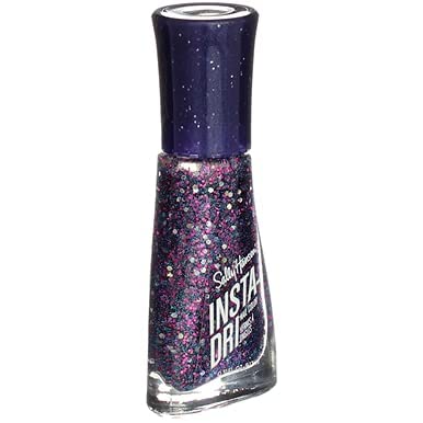 Sally Hansen Insta-Dri®, Black and Top Coat, Quick Dry, Long Lasting, Streak-Free Shine, Nail Polish Variety Pack