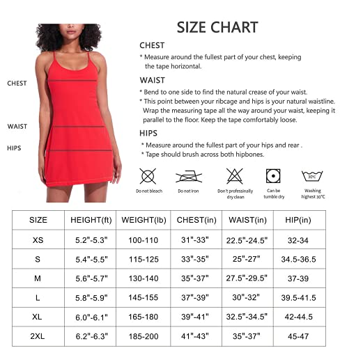 Women's Tennis Golf Dress, Sleeveless Built-in Bra & Shorts for Workout Green Large