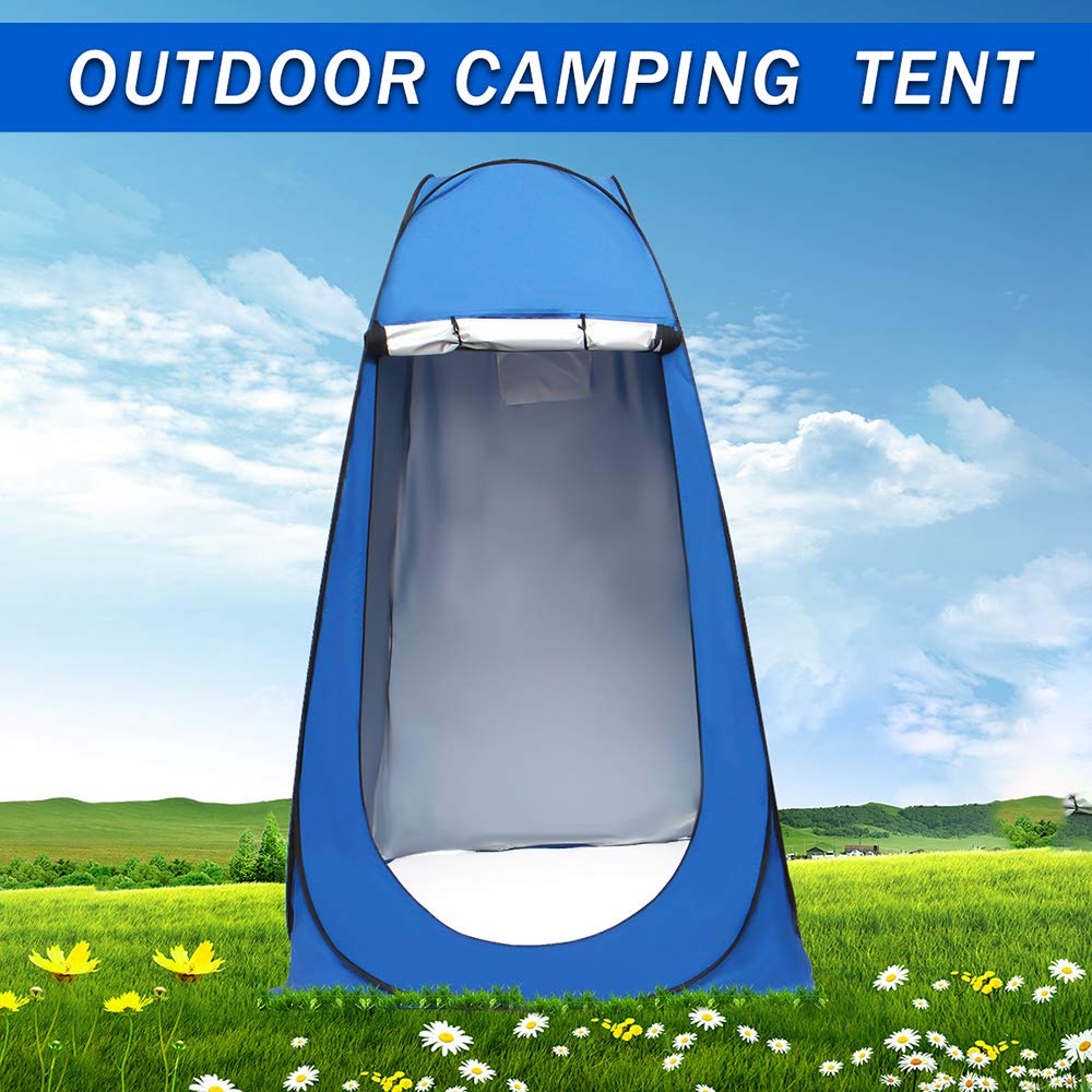 Portable Dressing Room Pop-Up Dressing Room Bathing Tent Mobile Outdoor Toilet for Beach Camping Picnic Fishing