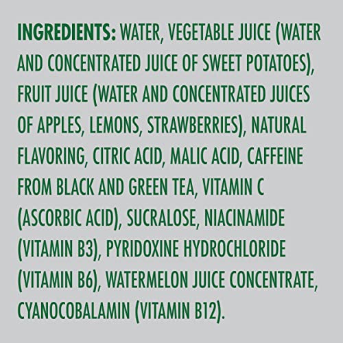 V8 +ENERGY Diet Strawberry Lemonade Energy Drink, Contains 10 Calories Per Serving, 8 FL OZ Can (4 Packs of 6 Cans)