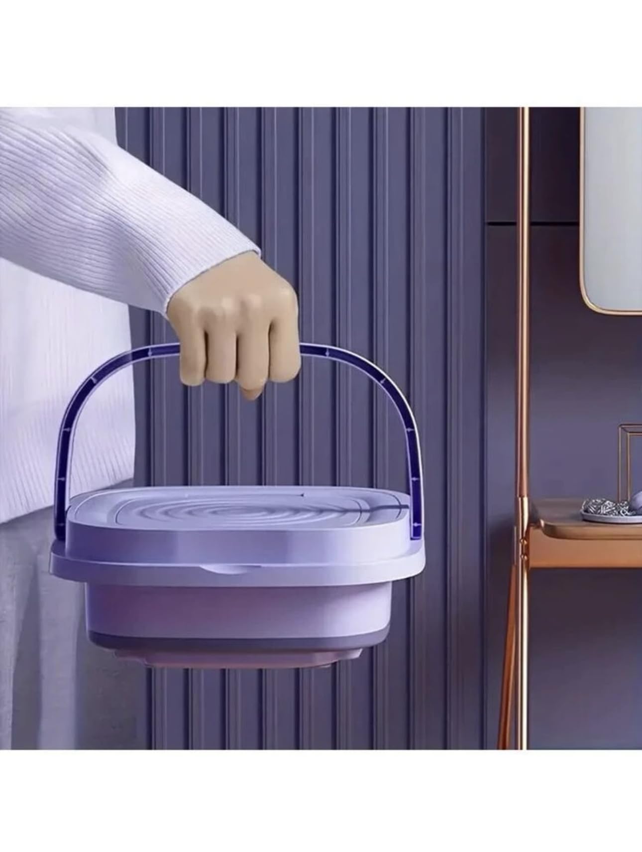 Portable Folding Washing Machine Household Small Fully Automatic Laundry Pantyhose All-in-One Machine