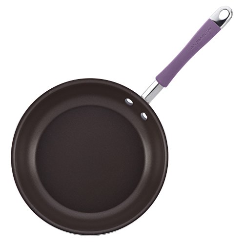 Rachael Ray Cucina Nonstick Cookware Pots and Pans Set, 12 Piece, Lavender Purple