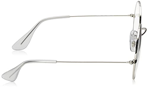 Ray-Ban RX6392 Ja-Jo Round Prescription Eyeglass Frames, Silver/Demo Lens, 50 mm
