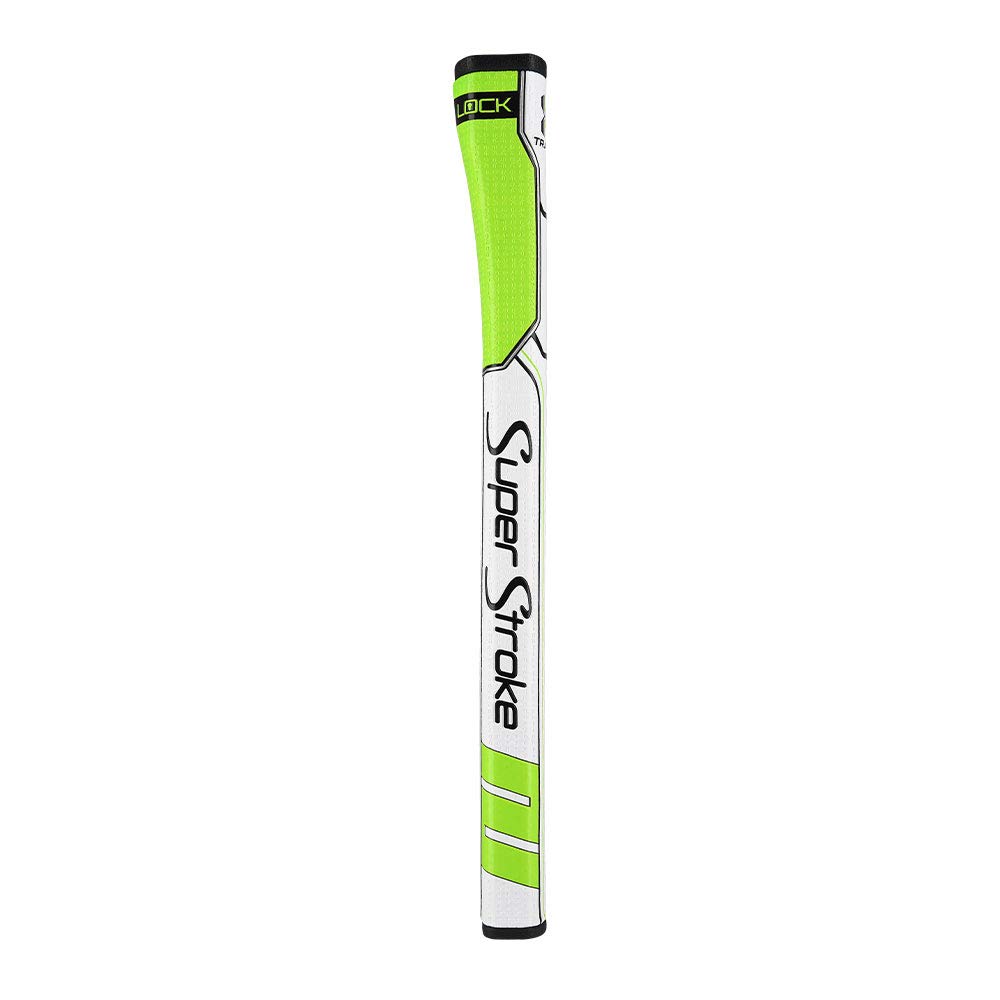 SuperStroke Traxion WristLock Golf Putter Grip, Black/White | Advanced Surface Texture That Improves Feedback and Tack | Made to Lock Your Wrist | Minimize Grip Pressure with a Unique Parallel Design