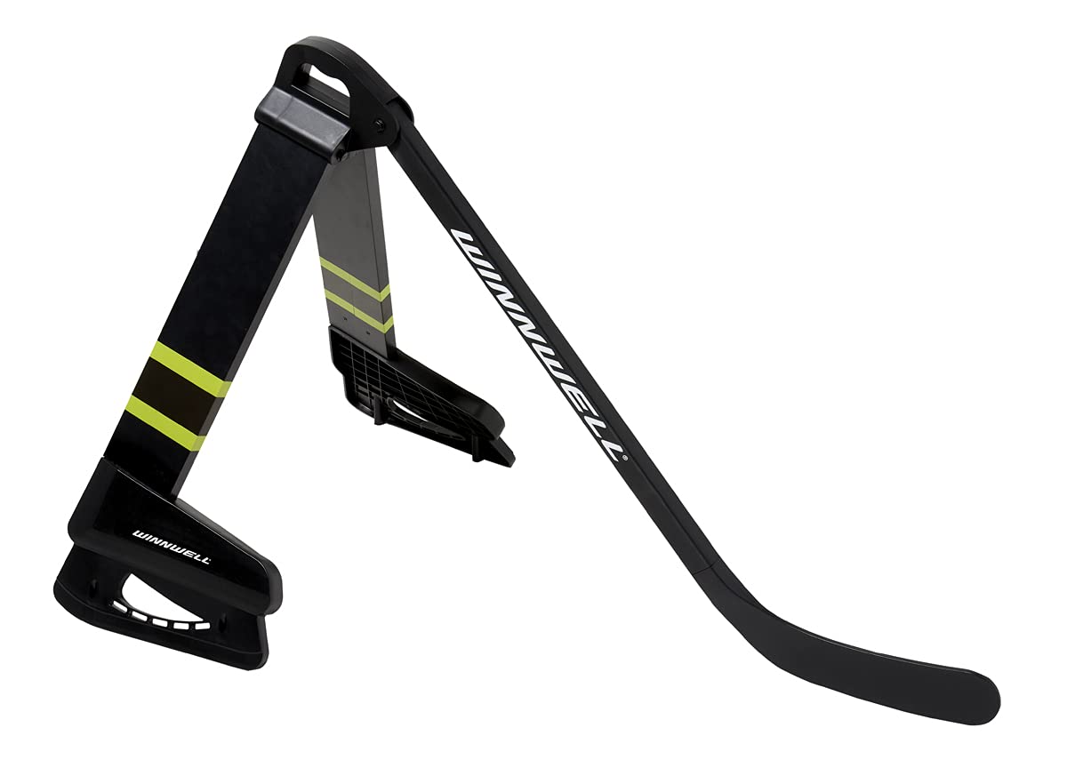 Winnwell Hockey Defender Stickhandling Aid - Pro Stick Handling Trainer Suitable for On & Off Ice, Improve Puck Control & Coordination | Training Equipment Made for Kids & Adult Hockey Players