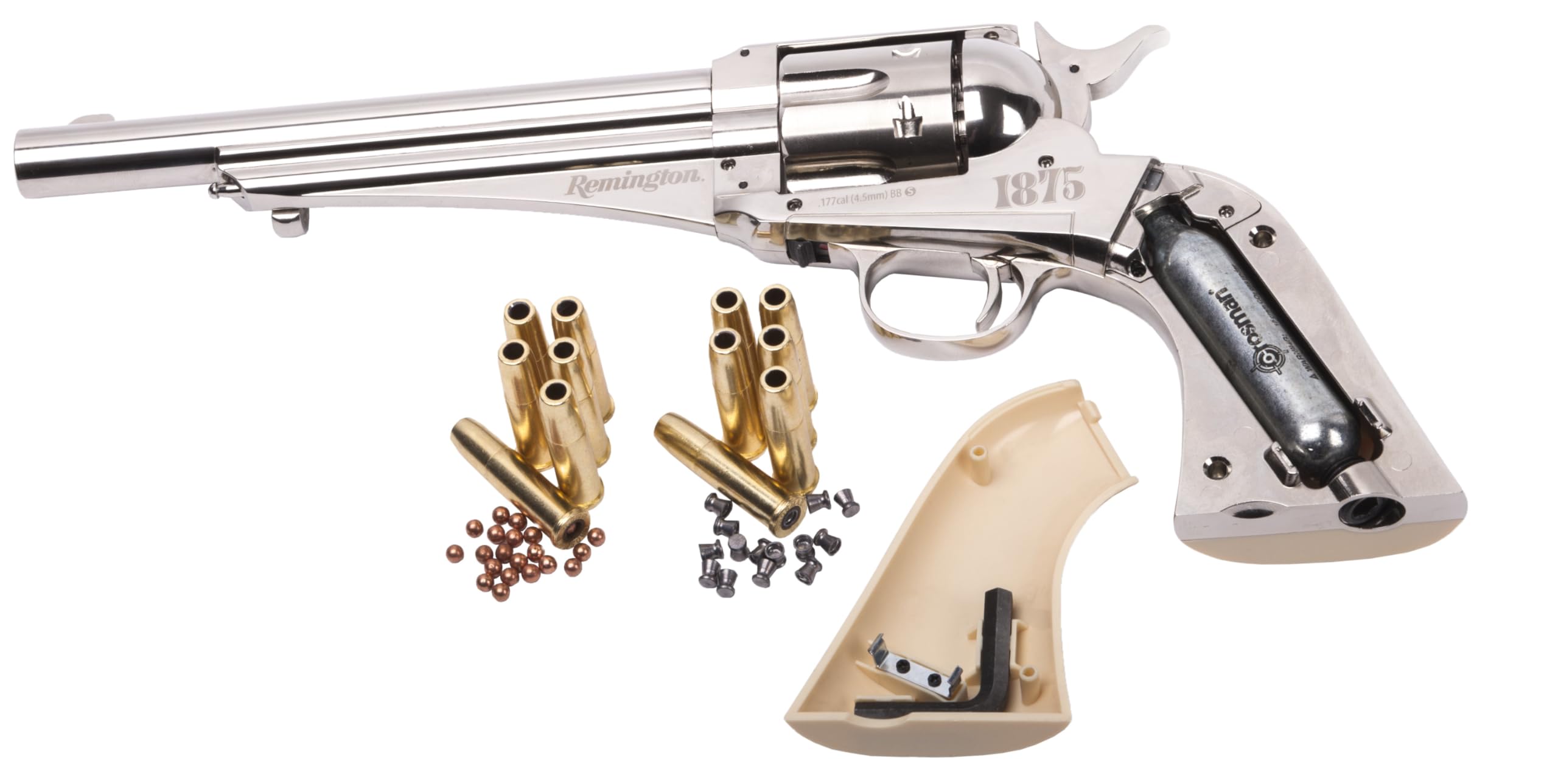 Remington RR1875 CO2-Powered Full Metal Pellet/BB Revolver