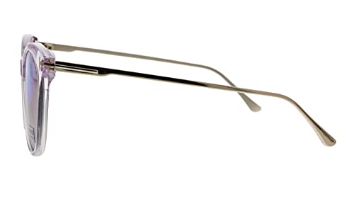 Tom Ford FT0713-D 72Z Purple Round Sunglasses for womens