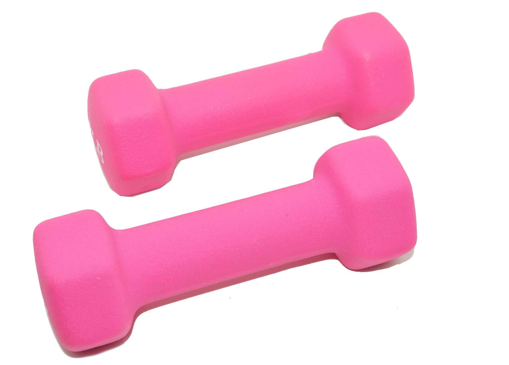 Piedrunner Dumb Bell 2Lbs Each 2PCS, Neoprene Cover, Plastic Immersion Coated, Hand Weights, Yoga Training Equipment, Sports Training Accessories Dumbbells 2 Pounds 1 Set (Blue)
