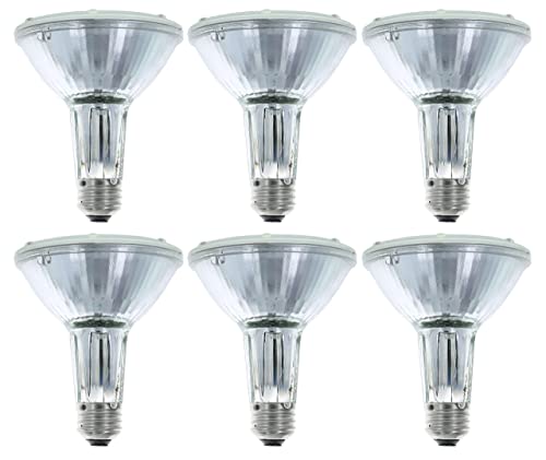Philips 419549 Halogen PAR30L 75 Watt Equivalent Flood Light Bulb for Recessed Indoor and Outdoor Fixtures, 6 Pack