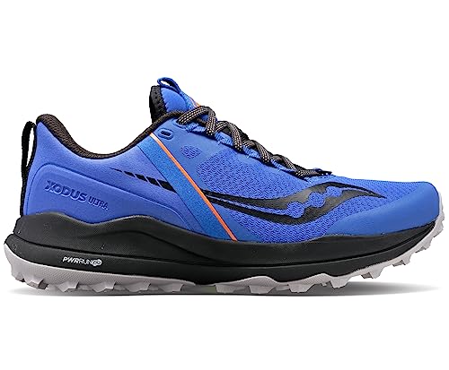 Saucony Women's Xodus Ultra Sneaker, Blue RAZ/Smoke, 8.5