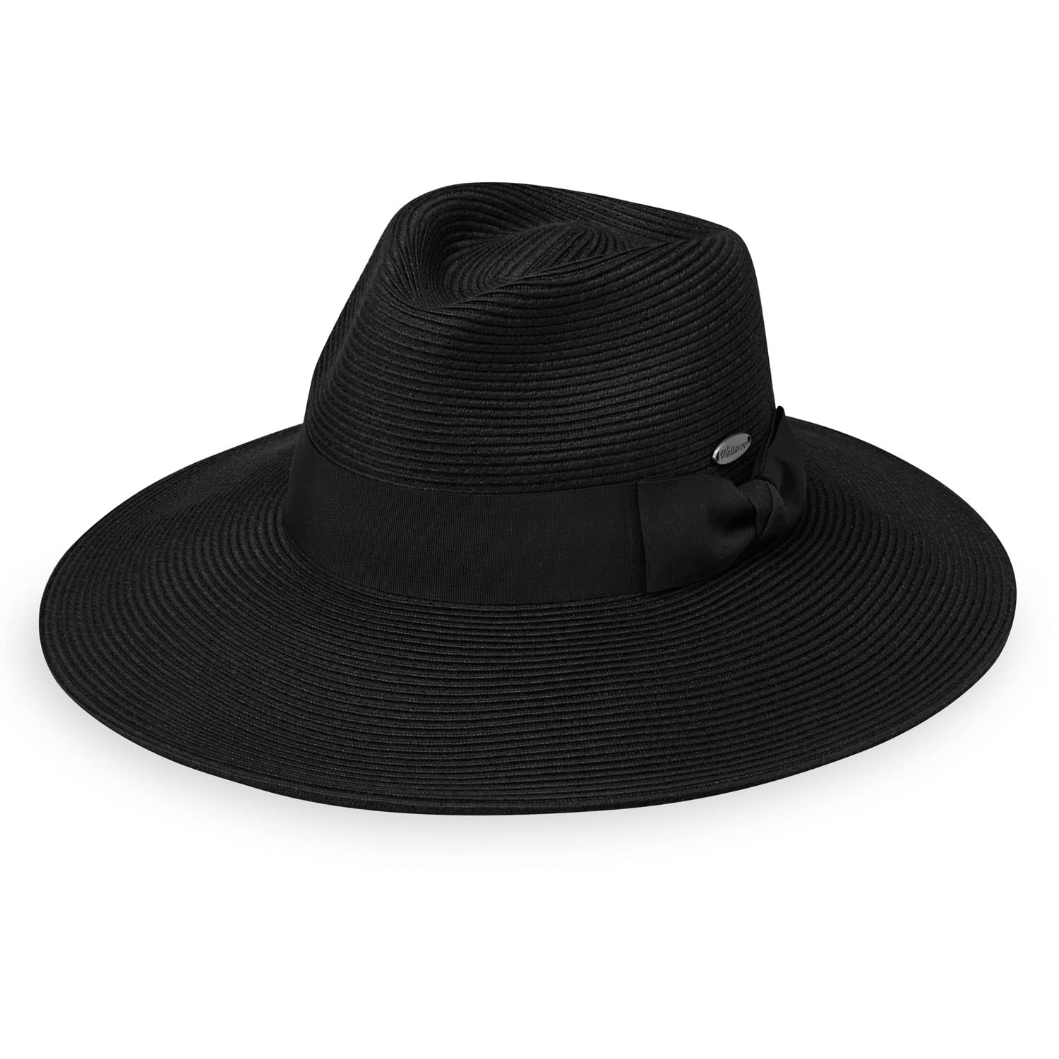 Wallaroo Hat Company Women’s St Lucia Fedora – UPF 50+, Lightweight, Wide Brim, Adjustable, Travel Friendly, Packable, Designed in Australia, Mixed Beige