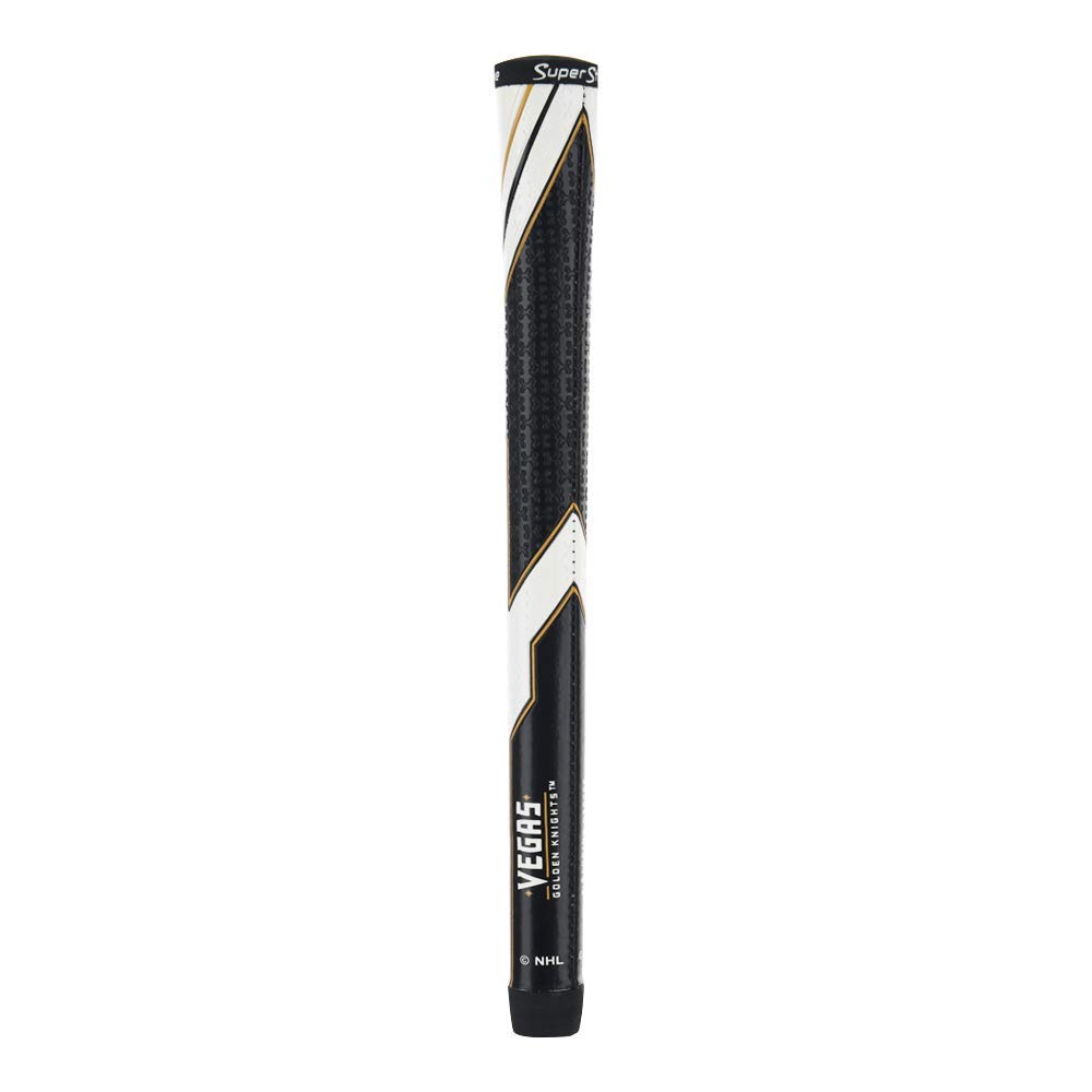 SuperStroke NHL Traxion Tour Golf Club Grip, Las Vegas Golden Knights (Standard) | Improves Feedback and Tackiness | Reduces Taper to Minimize Grip Pressure | Polyurethane Outer Layer