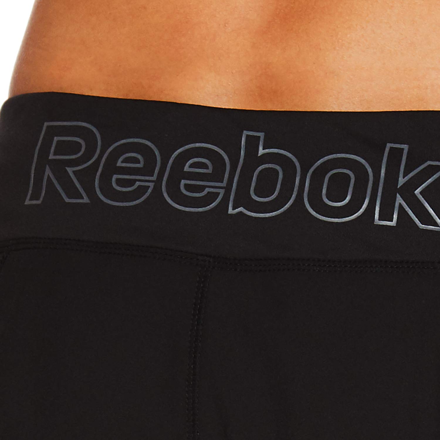 Reebok Women's Athletic Workout Shorts - Gym Training & Running Short - 3 Inch Inseam - All Day Black, X-Large