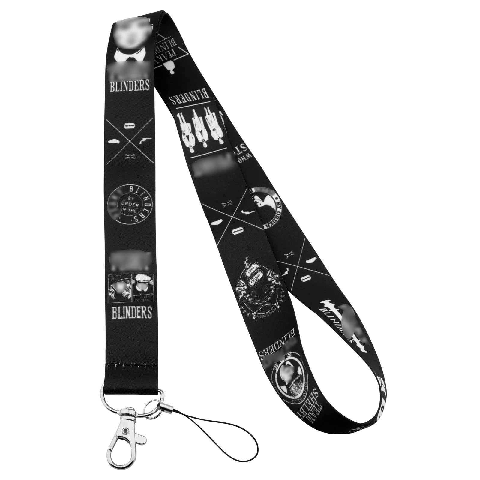 WSNANG Blinders Inspired Gift Blinders ID Card Holder Keychain Blinders TV Show Fans Gift (Blinders Black ID)