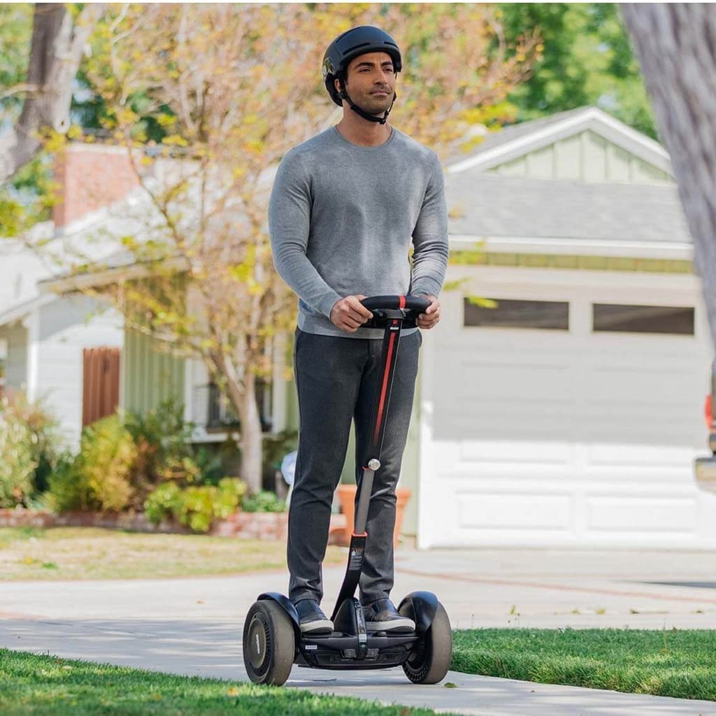 Segway Ninebot S Smart Self-Balancing Electric Scooter, Dual 400W Motor, Max 13.7 Miles Range & 10MPH, Hoverboard with LED Light, Compatible with Gokart kit, UL-2272 Certified