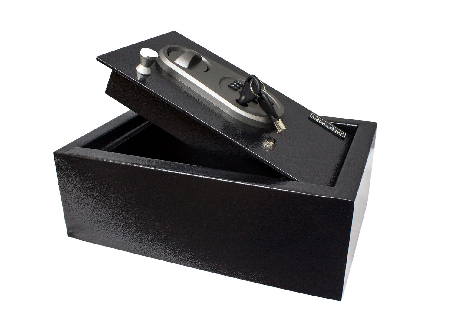 Qualarc NOCH-11EL Solid Steel Drawer or Wall Safe Keypad Lock for Handguns, Electronics and Valuables