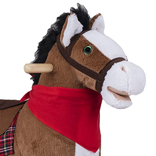 Rockin' Rider Durango Rocking Horse, Brown, Large