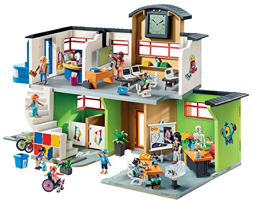 Playmobil Furnished School Building, Multicolor