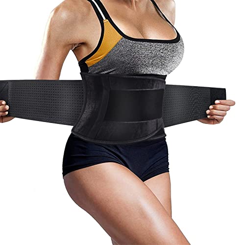 SZCLIMAX Back Brace for Back Pain Relief, Back Support Belt for Men Women, Lumbar Lower Back Support Belt for Body Shape, Herniated Disc, Sciatica, Breathable Lumbar Brace (Black,Large)