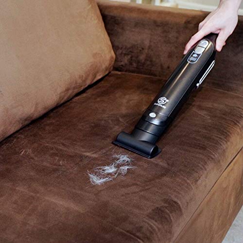 SUPERLEX Handheld Cordless Vacuum Cleaner Rechargeable, Hand Vacuum Cleaner Rechargeable with 2 Suction Modes with Charging Base for Pet, Car, House Cleaning, Furniture, Kitchen