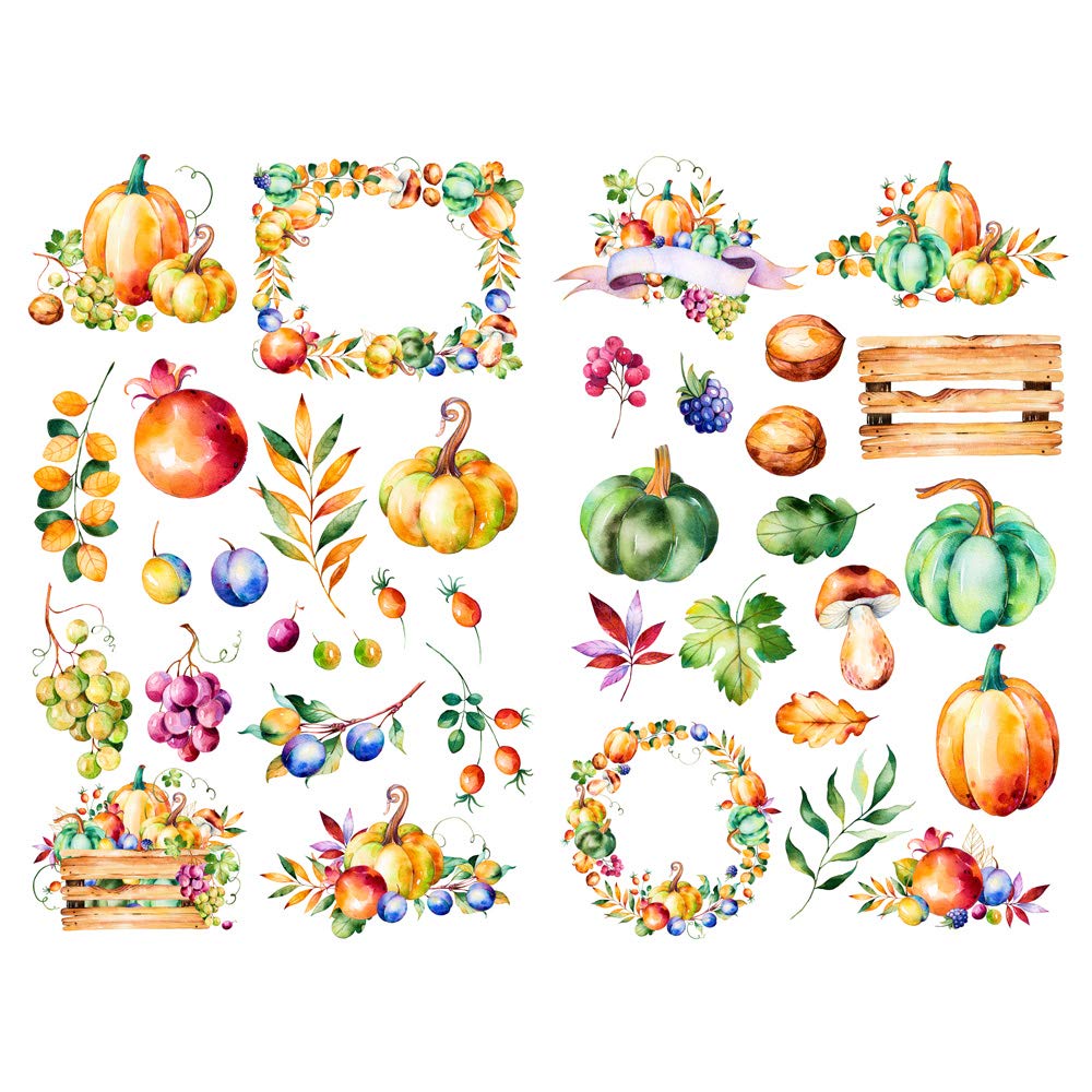 Seasonstorm Hello Autumn Pumpkin Leaves Aesthetic Diary Travel Journal Paper Stickers Scrapbooking Stationery School Office Art Supplies