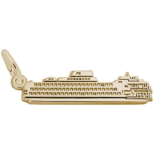 Rembrandt Charms 925 Sterling Silver Staten Island Ferry Charm Pendant