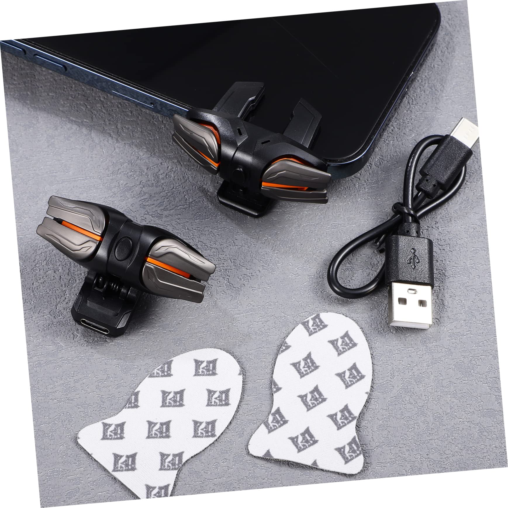 UKCOCO Telefonos 1 Set Controls Teléfonos Telefono Game Supplies Mobile Phone Gaming Controllers The Call Game Six-finger Chicken Eating Artifact: Abs Cell Phone Cable Triggers