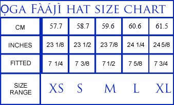 Oga Faaji African Kufi Apapo Cap (Small 23 1/2 Inches, Black/White)